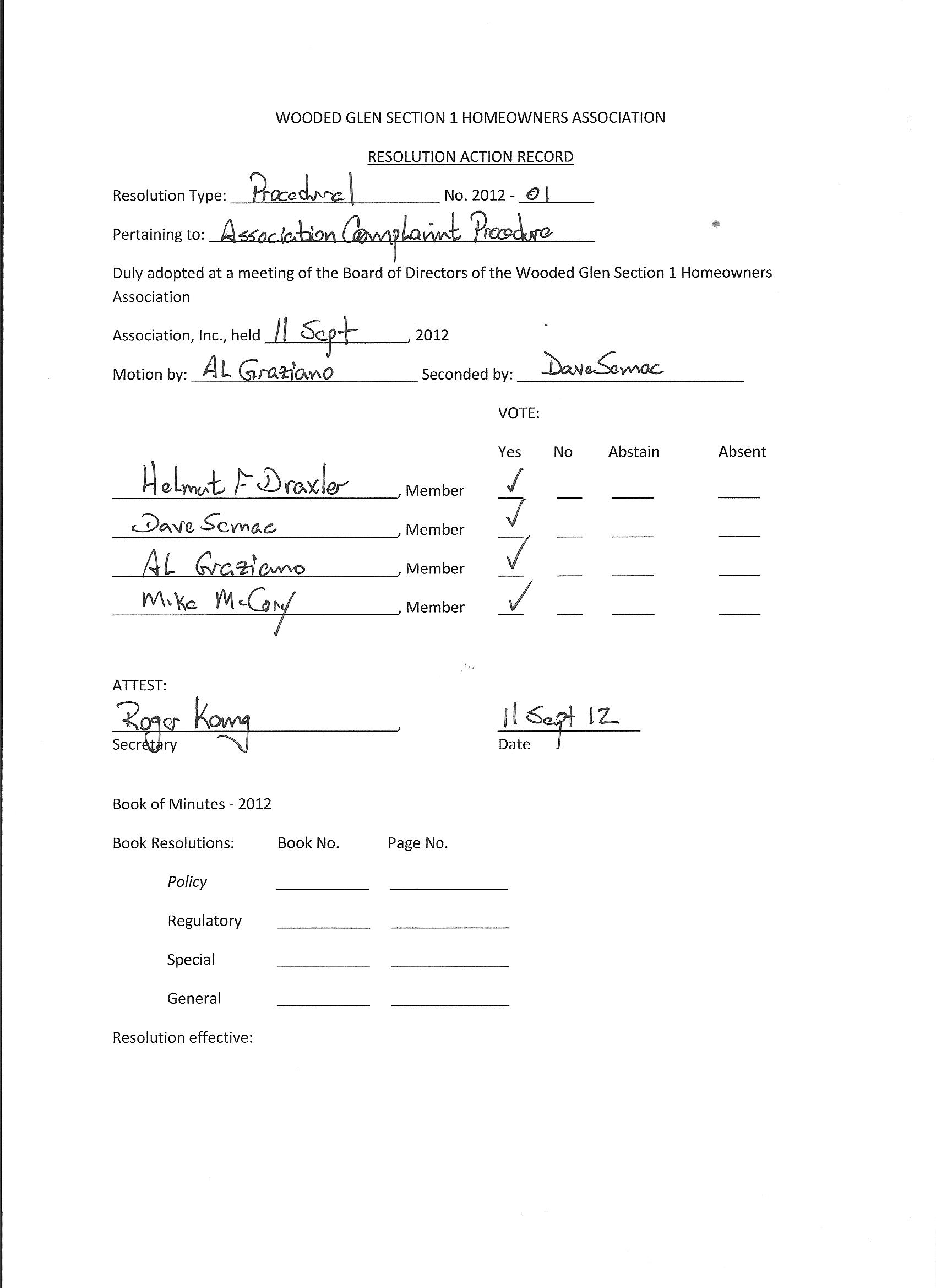 Hoa Forms And Templates Hoa Forms And Templates